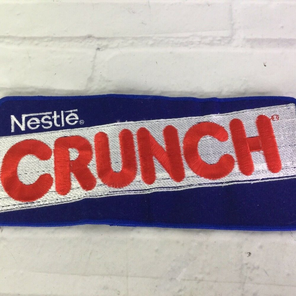 Vintage Nestle Crunch Chocolate Candy Bar Patch - Gem